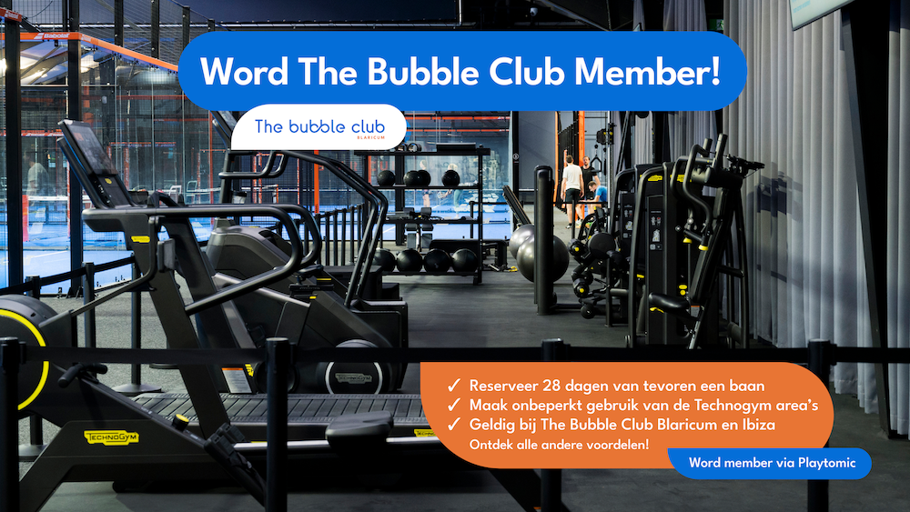 Padel membership - The Bubble ClubThe Bubble Club Blaricum